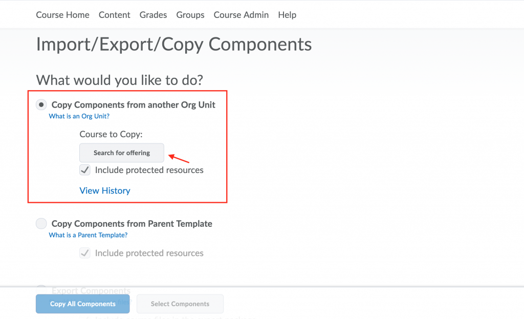 copy_orgunit – Teaching & Learning Support