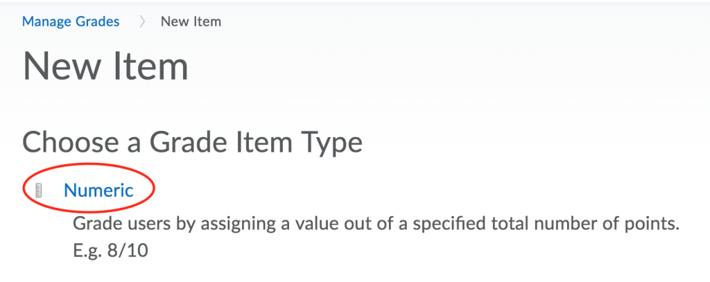 item type – Teaching & Learning Support