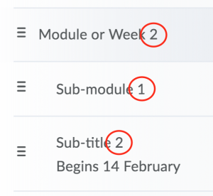 numbering – Teaching & Learning Support