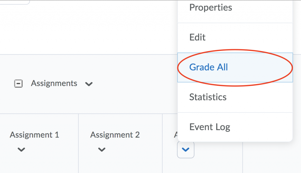grades_gradeall – Teaching & Learning Support
