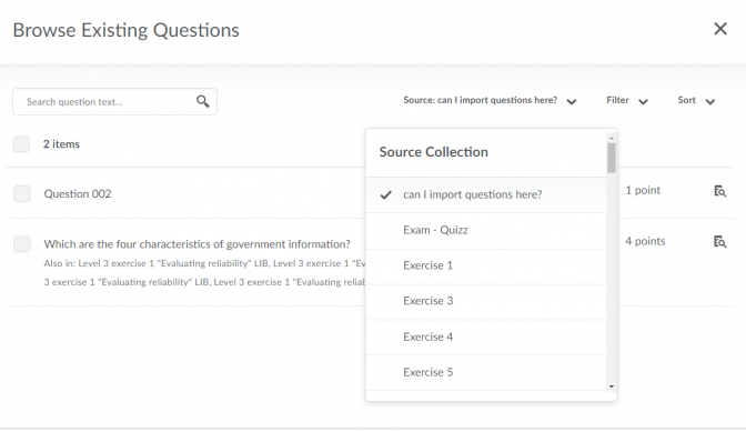 source collection – Teaching & Learning Support