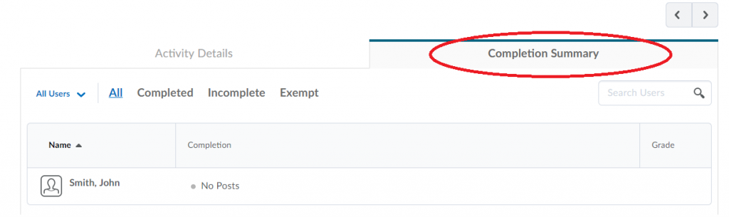 completion tracking fig 2 – Teaching & Learning Support