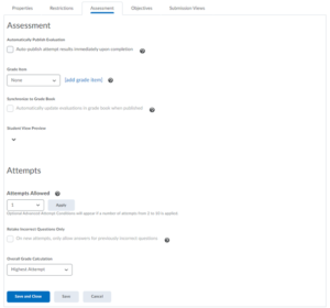 Quizzes 1 – Teaching & Learning Support