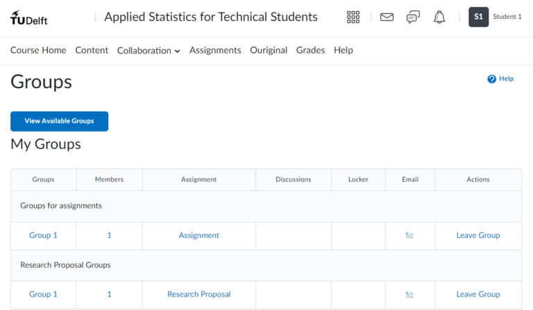 (Un)enrolling from courses and groups (for students) | Teaching ...